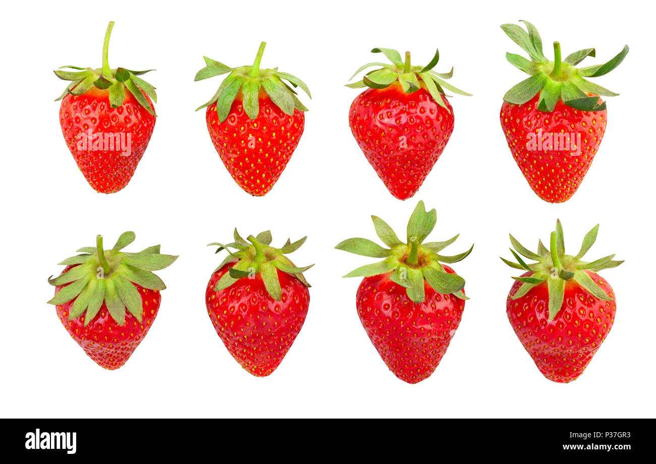 strawberry path isolated Stock Photo - Alamy