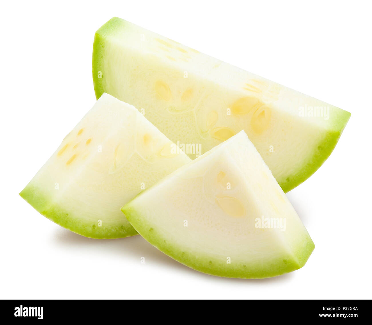 sliced marrow path isolated Stock Photo - Alamy