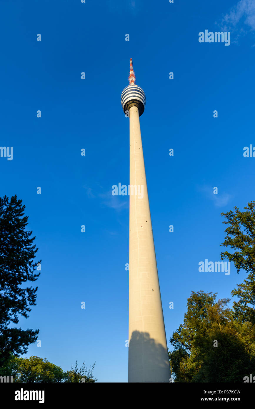 TV Tower in Stuttgart, Germany - First TV Tower of the world Stock ...