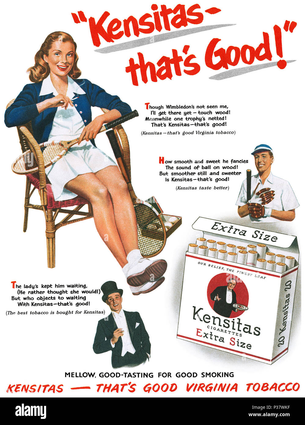 Cigarette Smoking 1950s High Resolution Stock Photography and Images ...