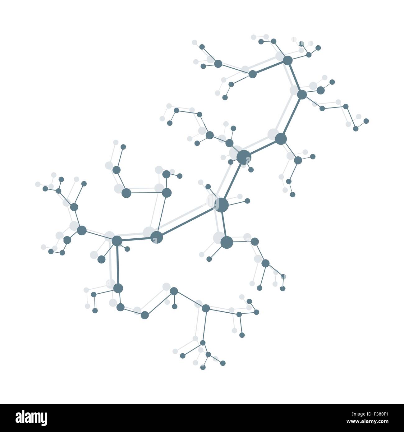 Structure of molecule and communication. Scientific concept. Medical ...