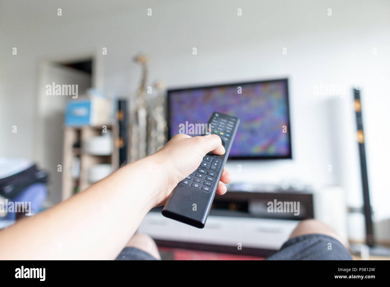 Screaming man holds hi-res stock photography and images - Alamy