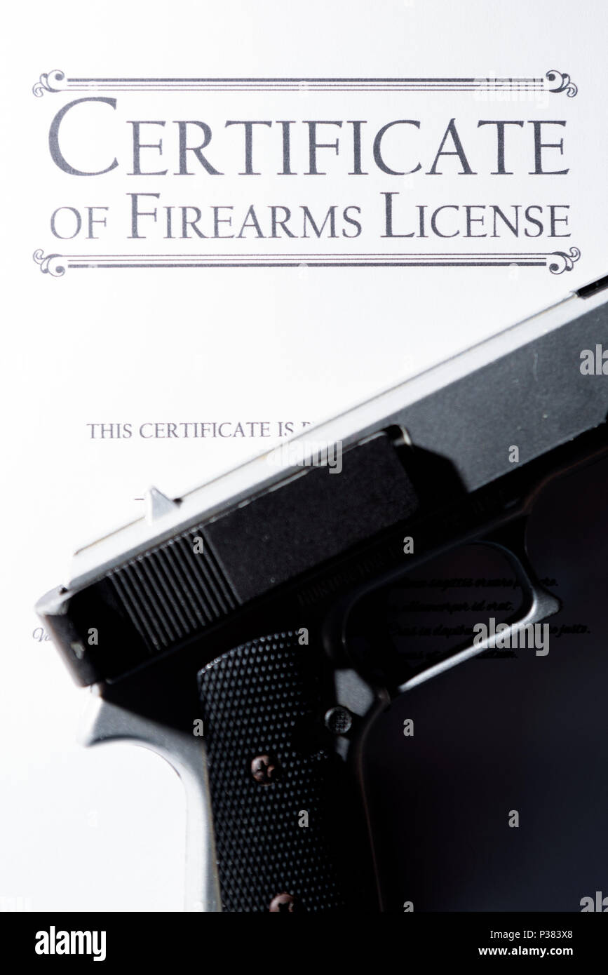 License certificate hi-res stock photography and images - Alamy