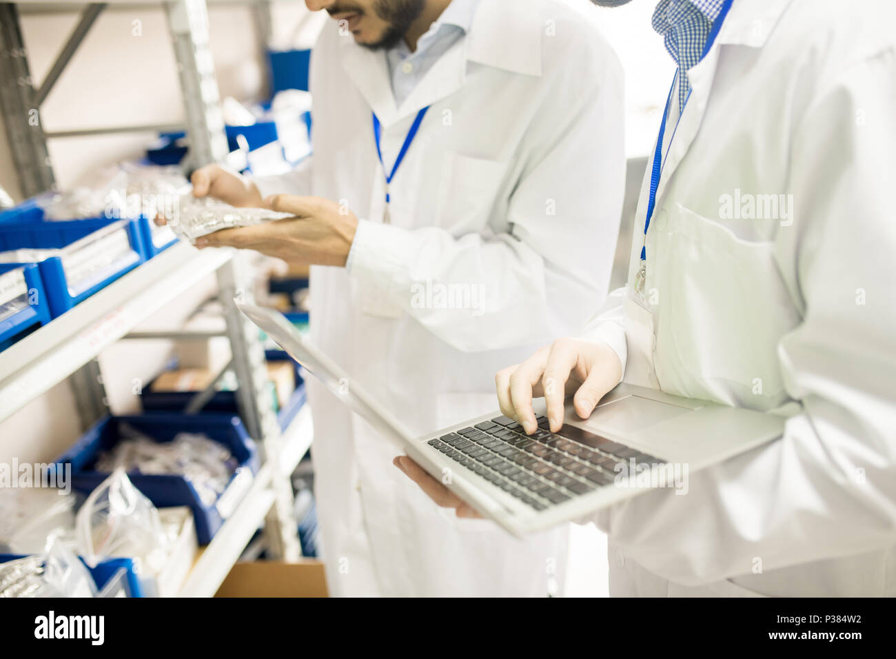 Quality Control at Pressure Sensor Factory Stock Photo - Alamy