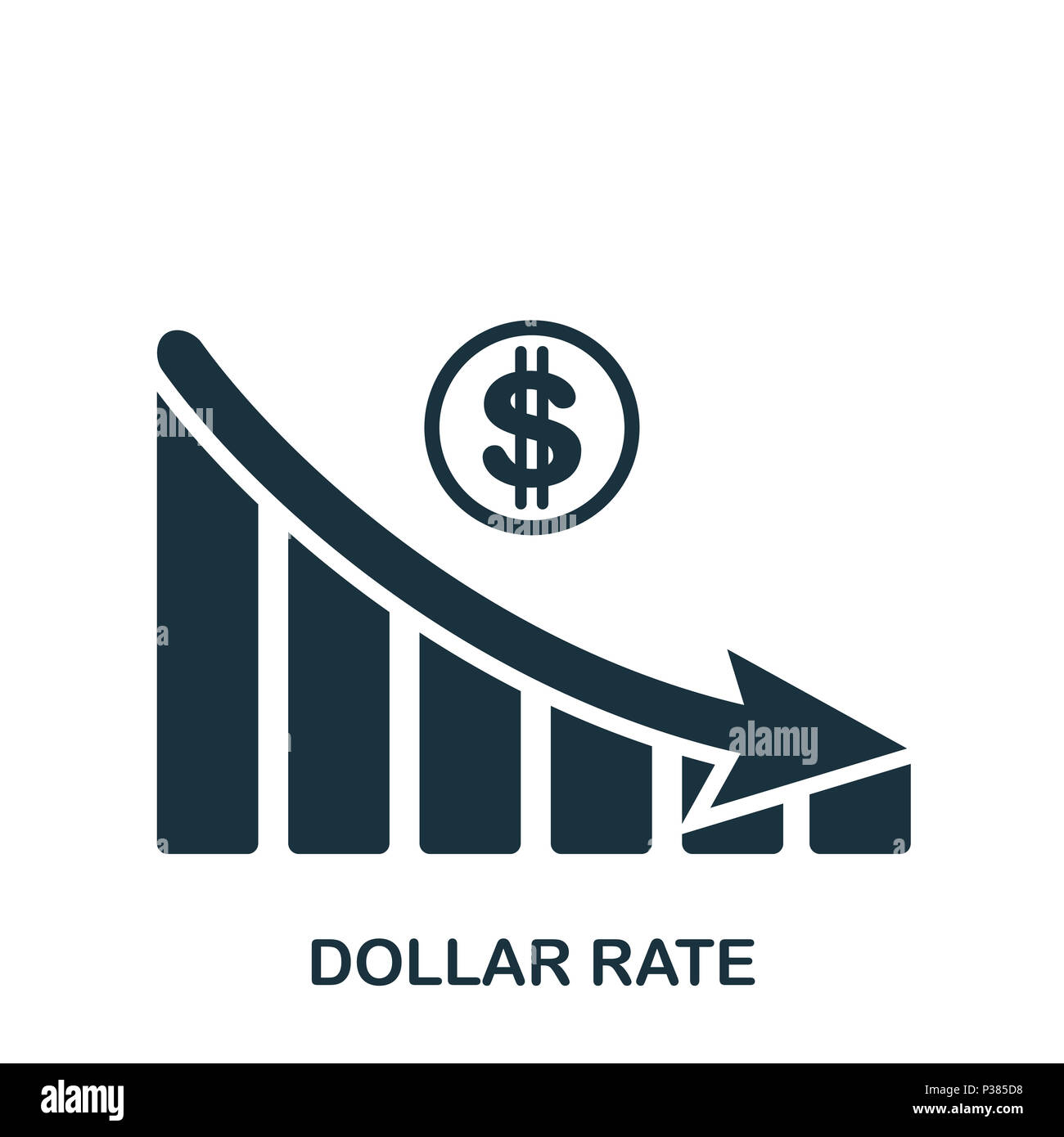 Drop the arrow icon hi-res stock photography and images - Alamy