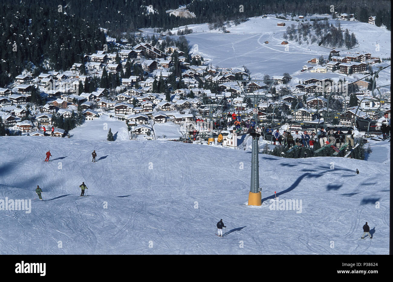 Austria austrian destination ski region mountains hi-res stock ...