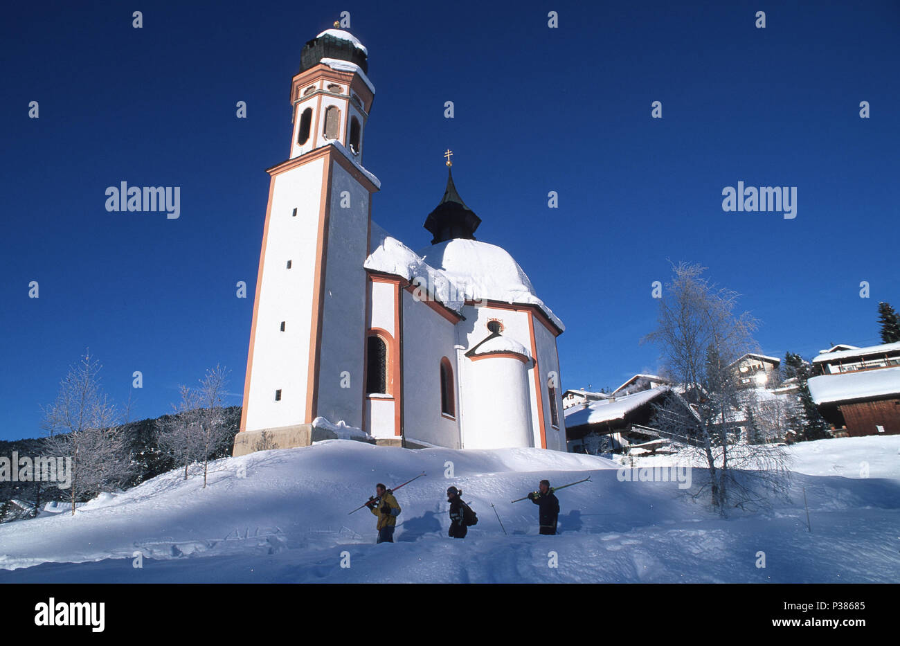 Seekirchl church seefeld austria hi-res stock photography and images ...