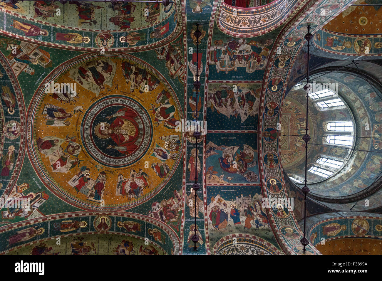 CONSTANTA, ROMANIA - JUNE 4, 2018: Interior of the Orthodox Cathedral ...