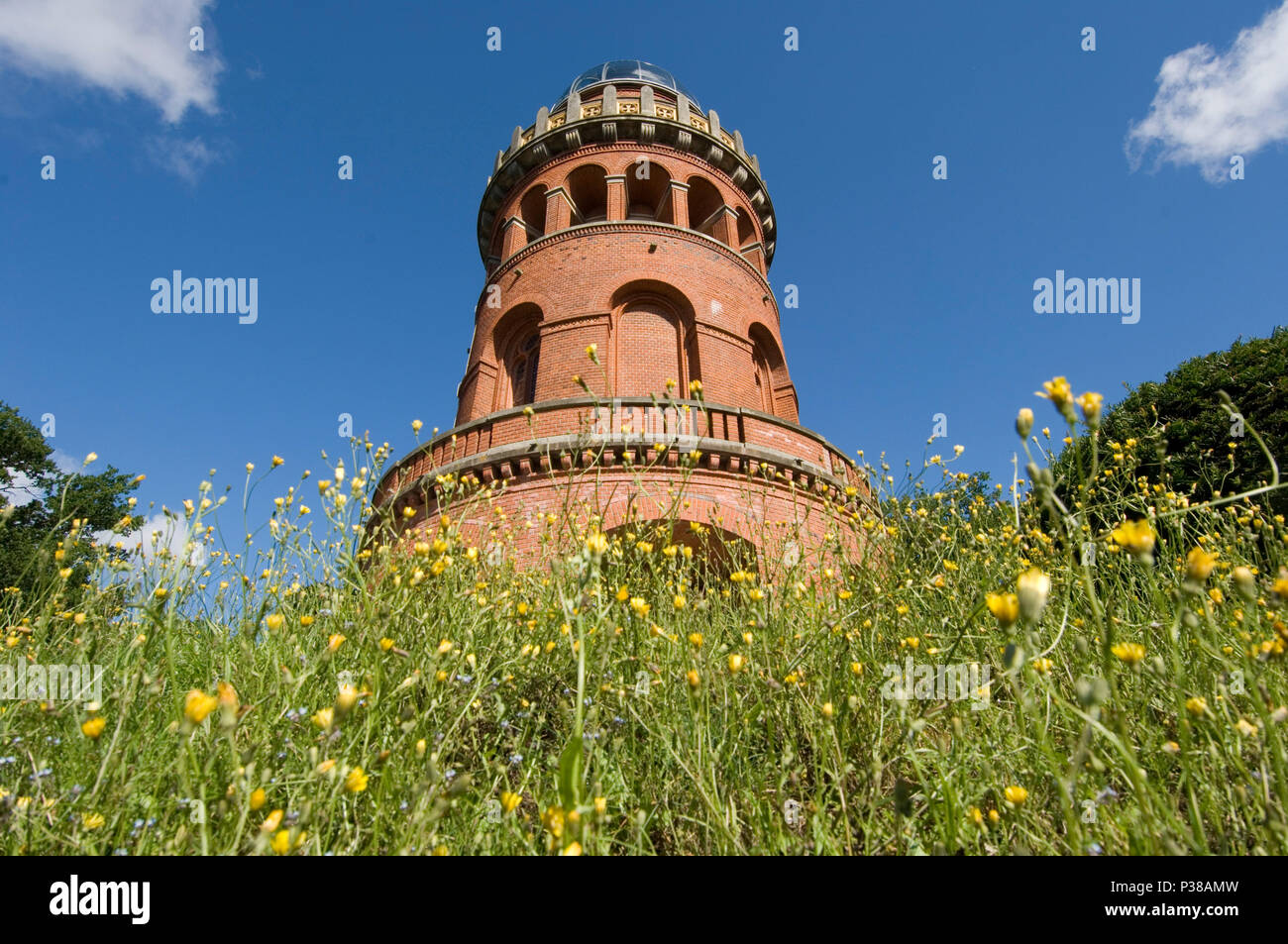 Bergen, Germany, the Ernst Moritz Arndt tower Stock Photo - Alamy