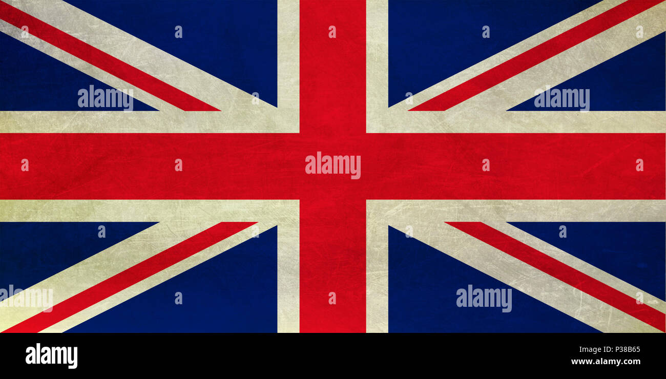 Union Jack flag with grunge texture Stock Photo - Alamy