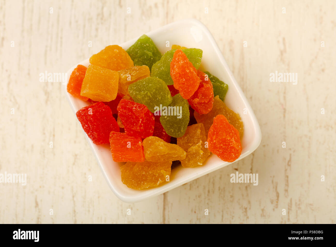 Dry colored pineapple Stock Photo - Alamy