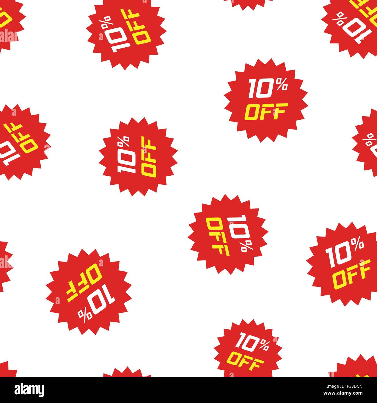 10 percent icon Stock Vector Images - Alamy