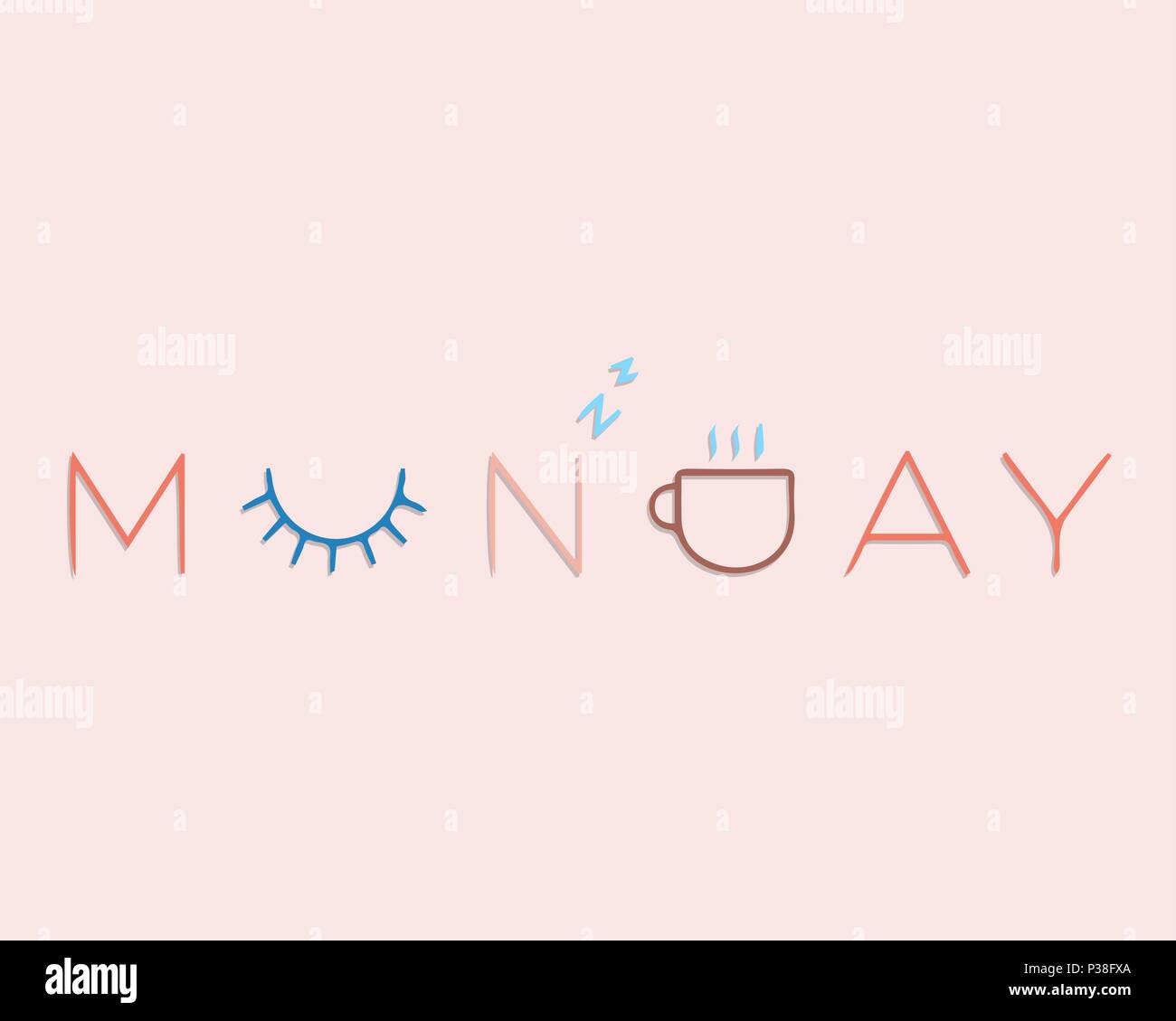 Happy monday quotes hi-res stock photography and images - Alamy
