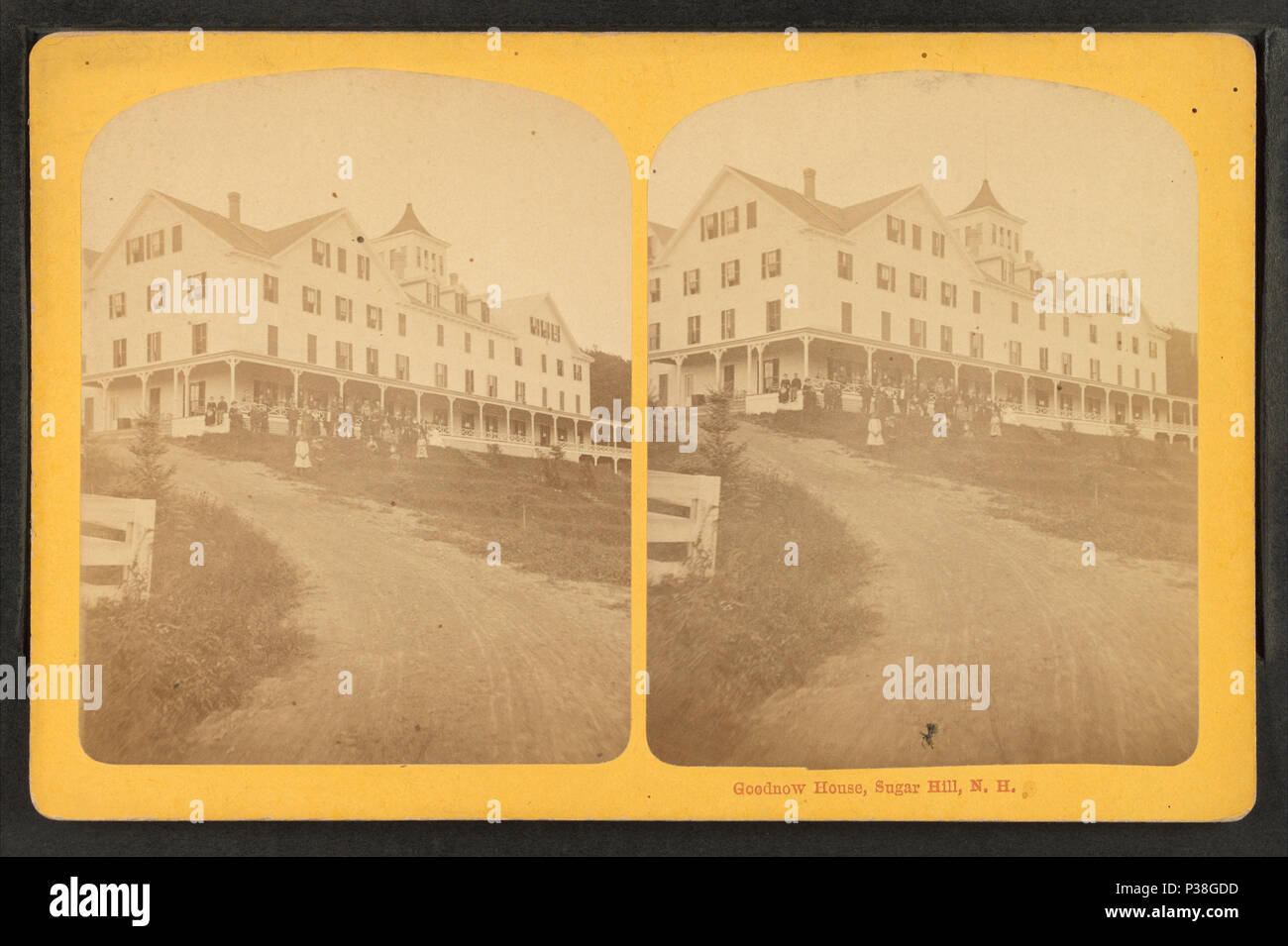 127 Goodnow House, Sugar Hill, N.H, from Robert N. Dennis collection of ...