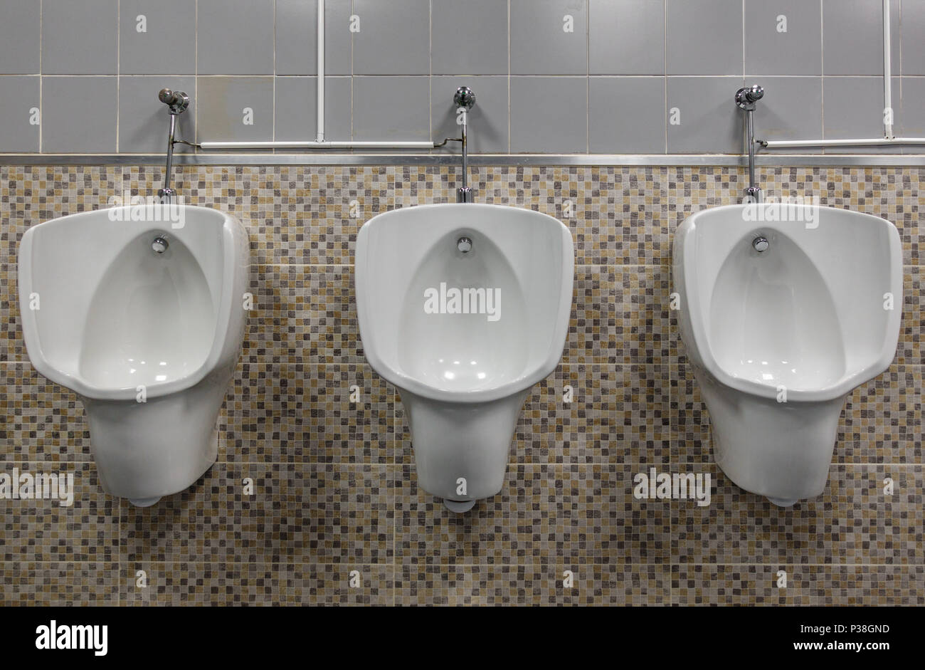 Public toilet front view, 3 elements Stock Photo - Alamy