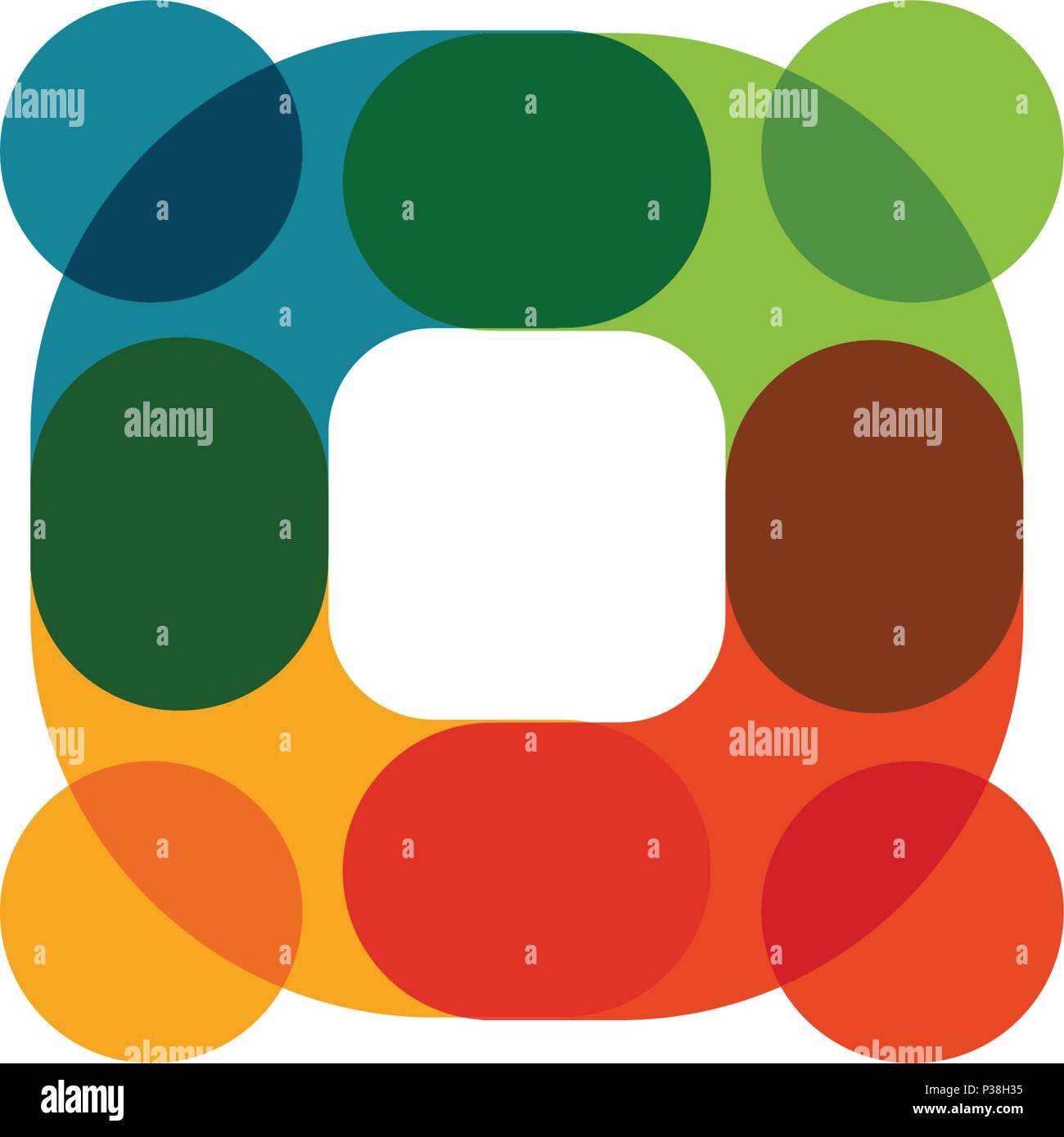 Human logo, mutual aid icon, people together abstract logotype. People ...