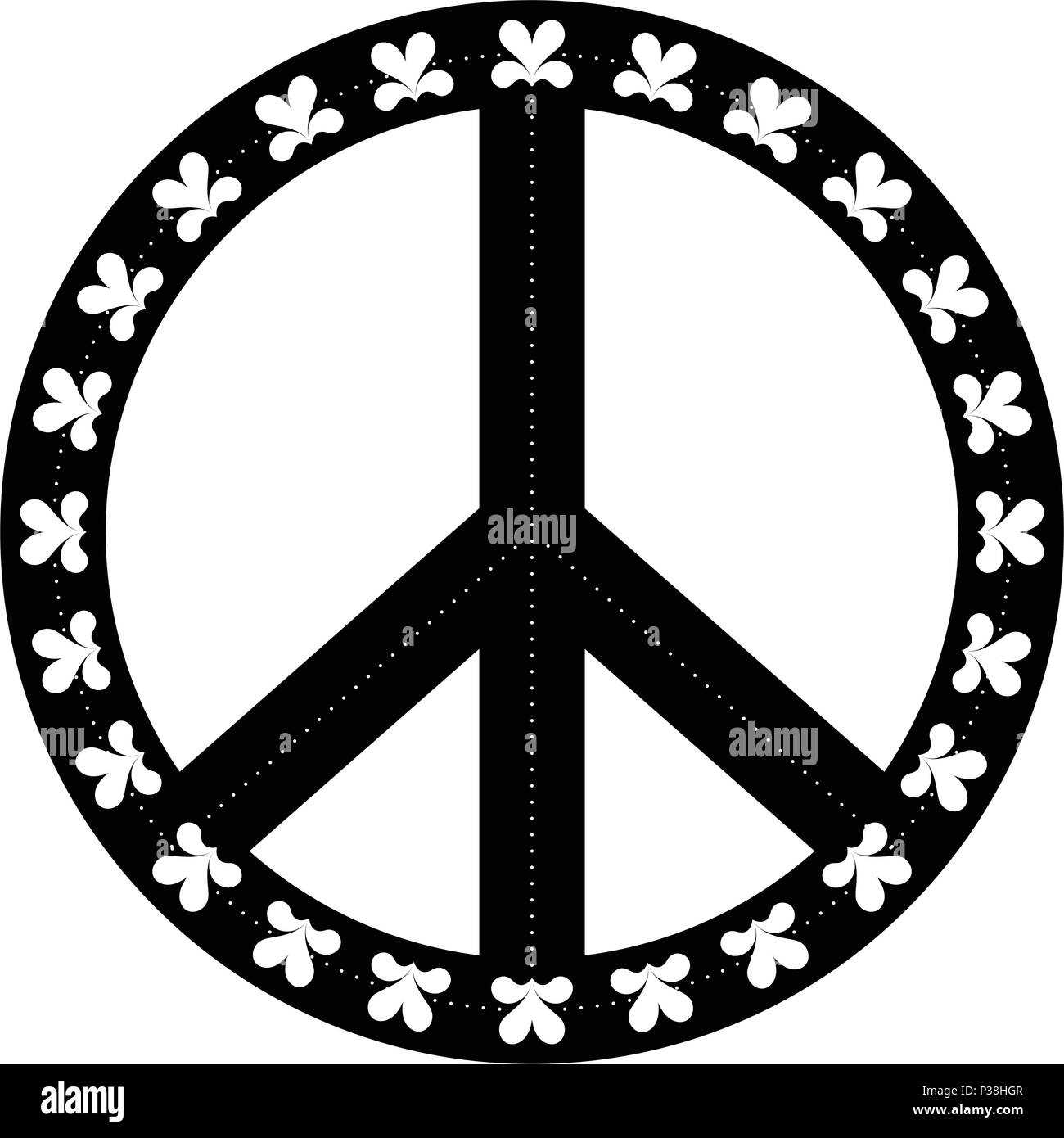 Isolated abstract peace symbol Stock Vector Image & Art - Alamy