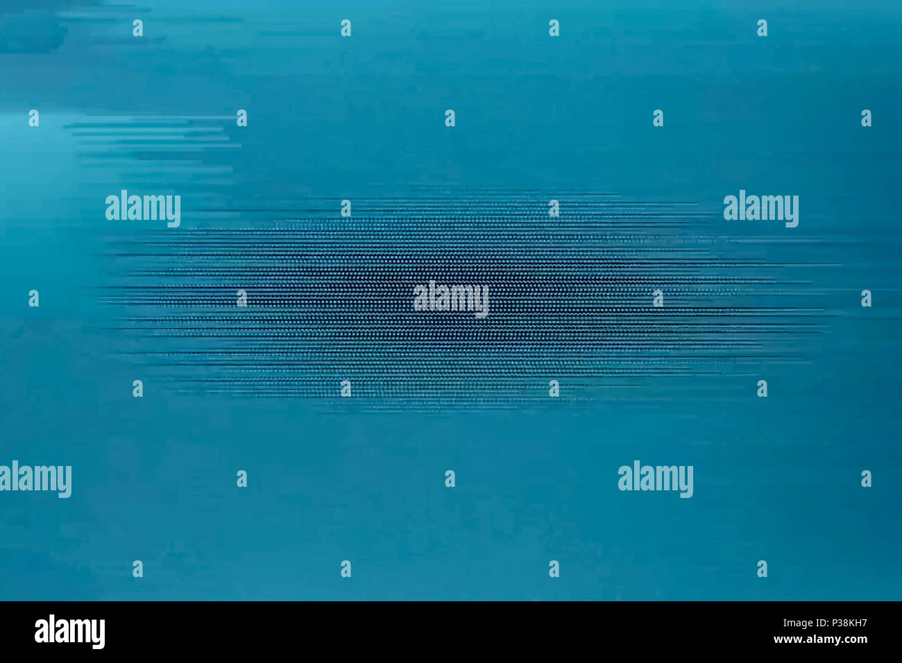 Blue background with dots in the center Stock Photo - Alamy