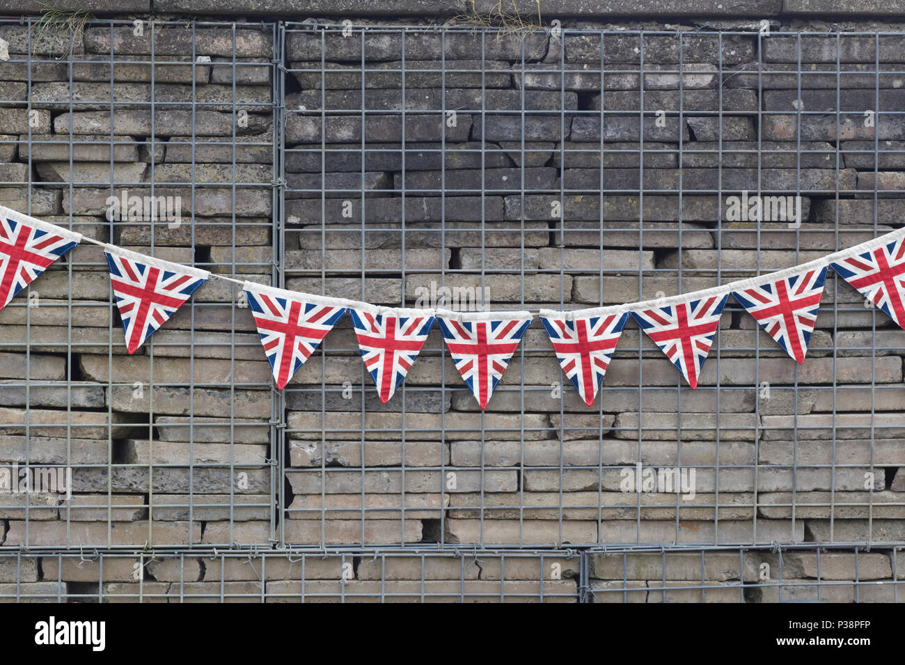 union jack bunting Stock Photo - Alamy