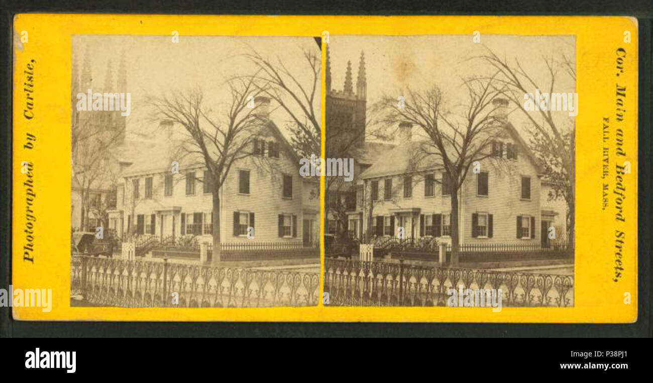. Home with wrought iron fence. Coverage: 1865?-1903. Source Imprint ...