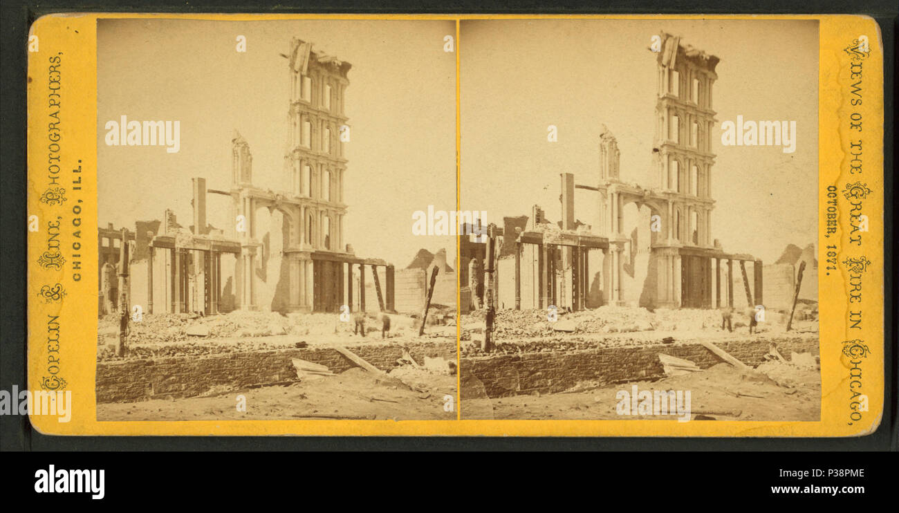 The great fire of chicago hi-res stock photography and images - Alamy