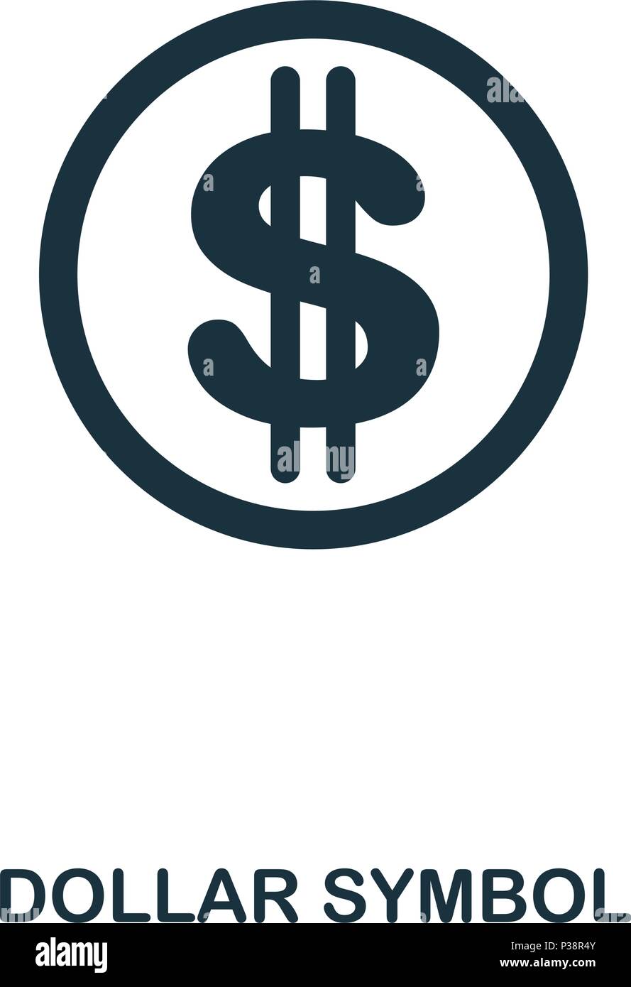 Dollar Symbol icon. Mobile app, printing, web site icon. Simple element ...