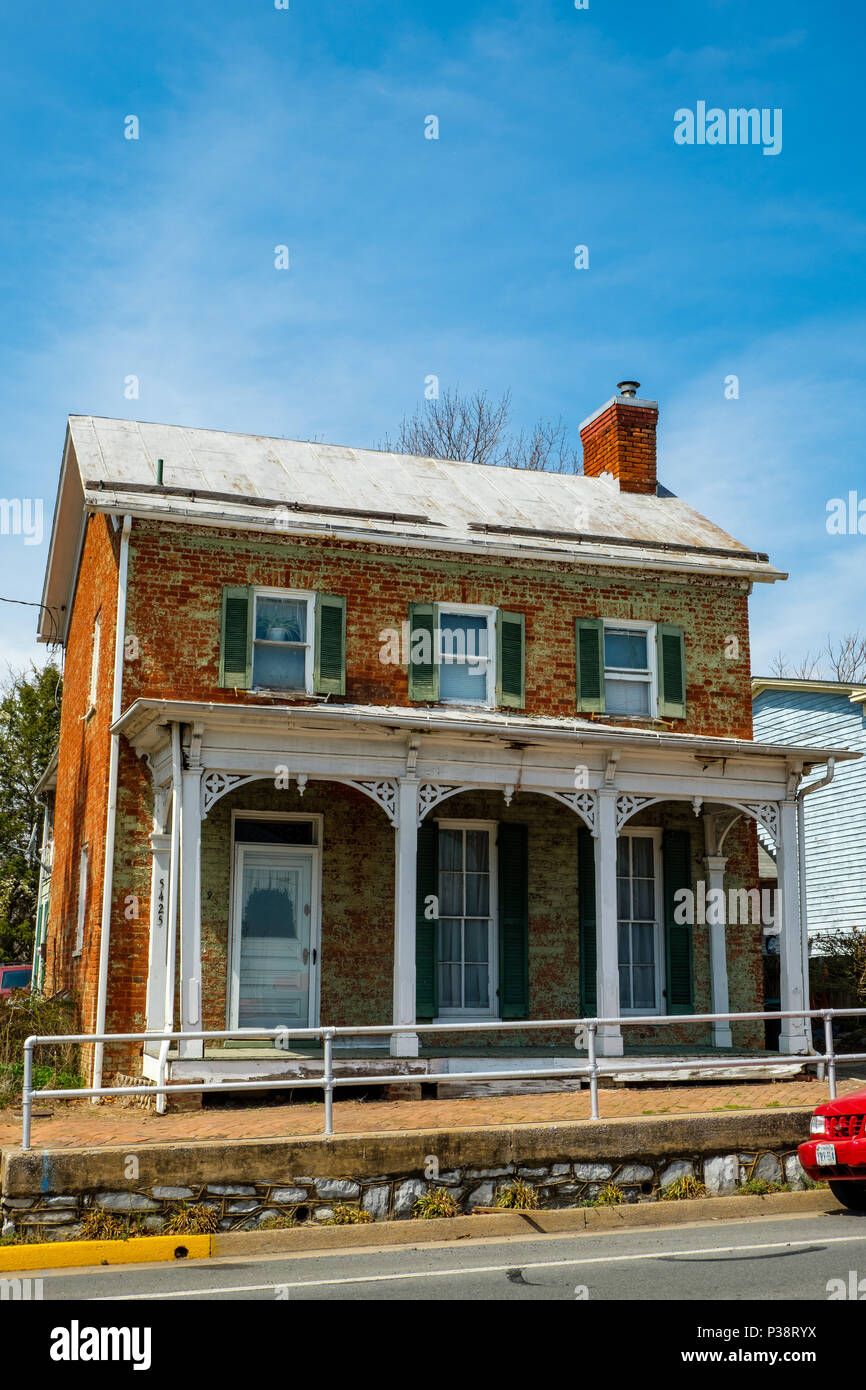Welch House, 5425 Main Street, Stephens City, Virginia Stock Photo - Alamy