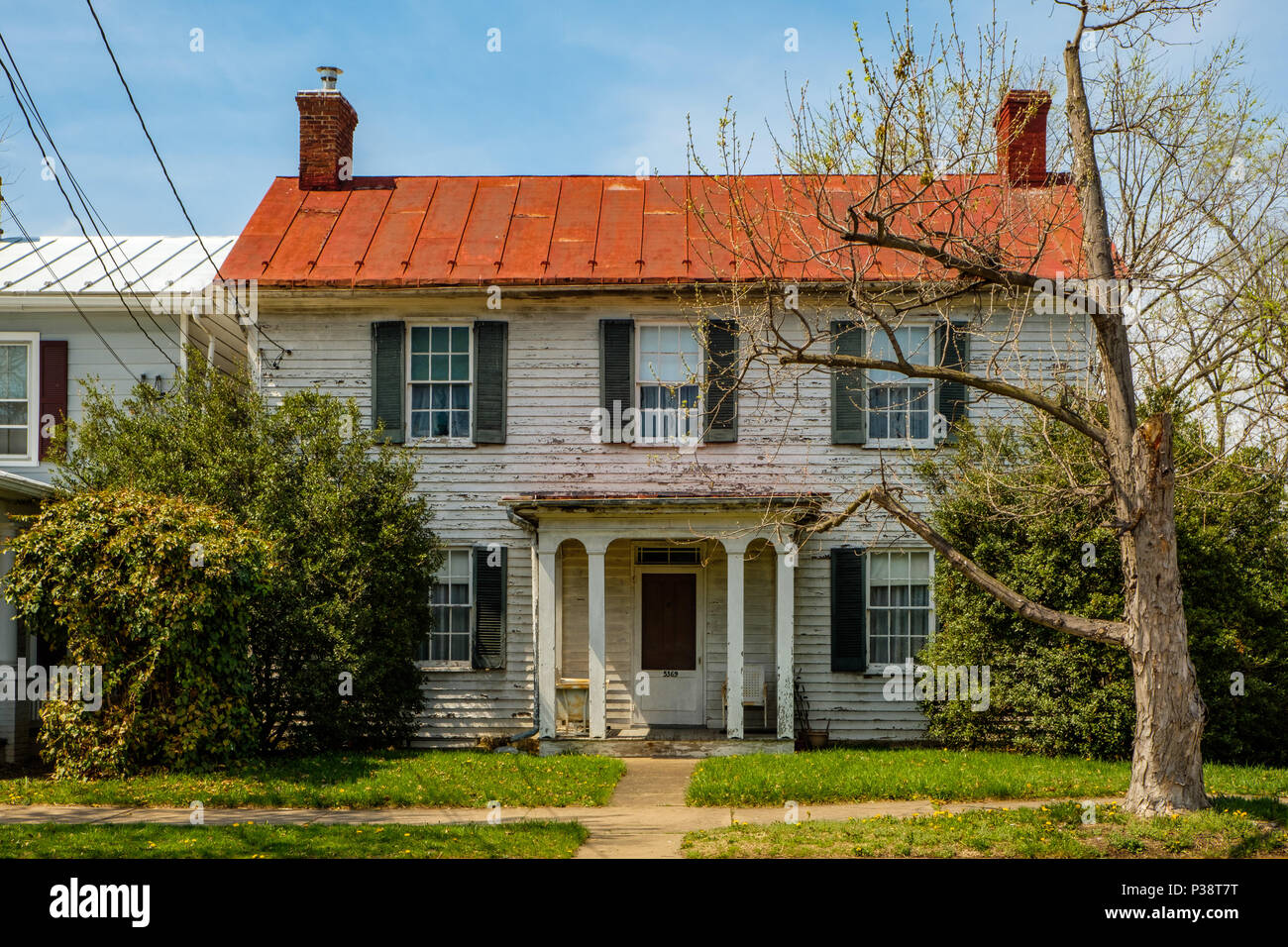 Bucher-Lemey House, 5369 Main Street, Stephens City, Virginia Stock ...