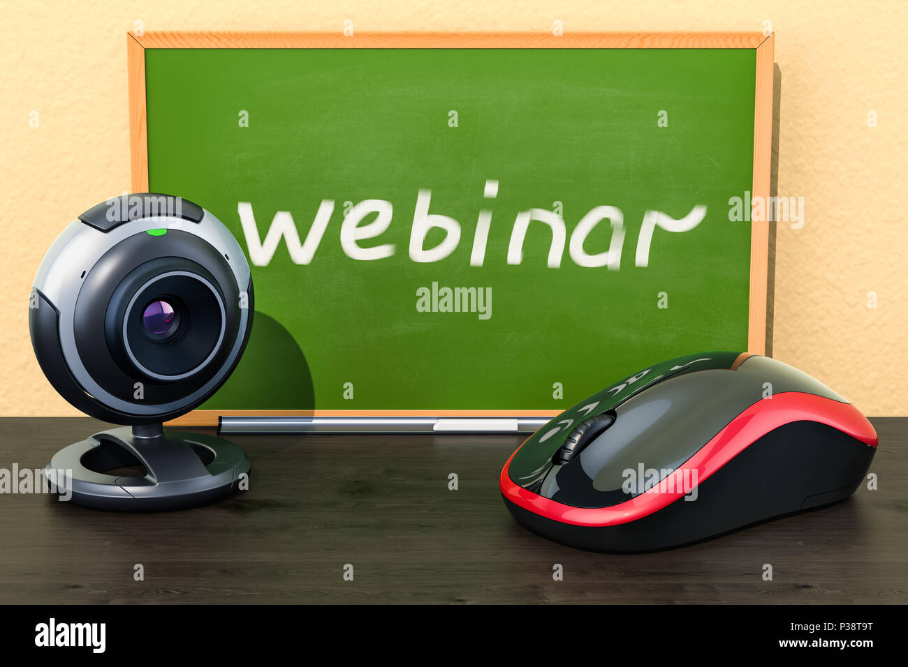 Webinar Education Concept 3d Rendering Stock Photo Alamy