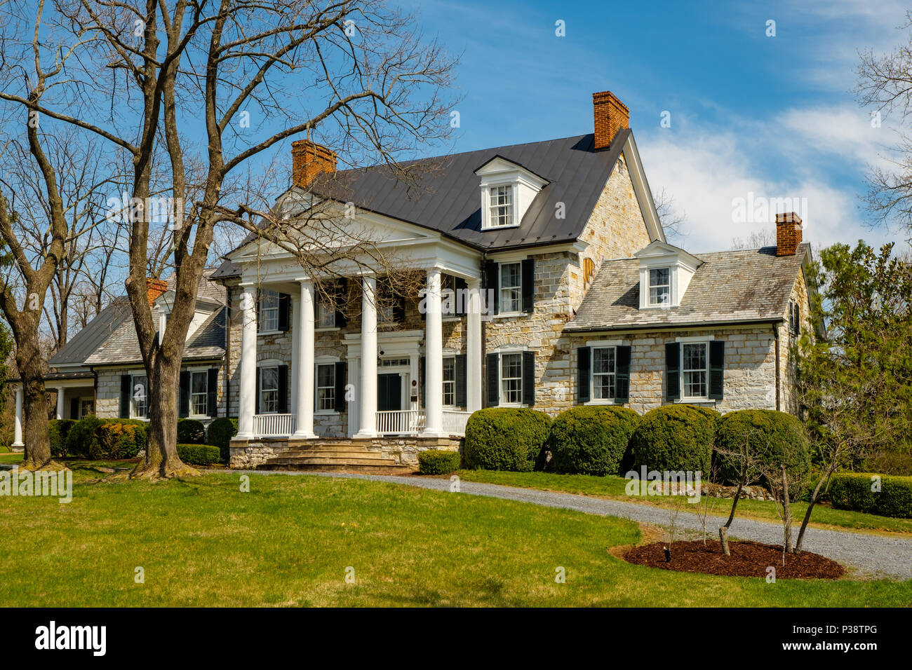 John Hite House, 4273 Valley Pike, Bartonsville, Virginia Stock Photo ...