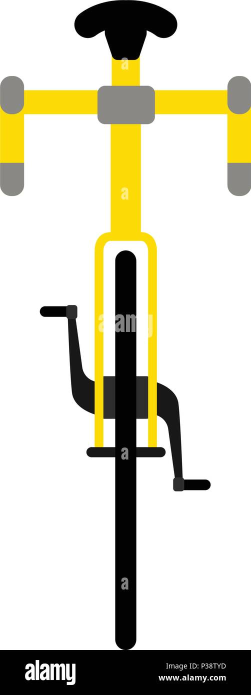 Front view of a bicycle Stock Vector Image & Art - Alamy