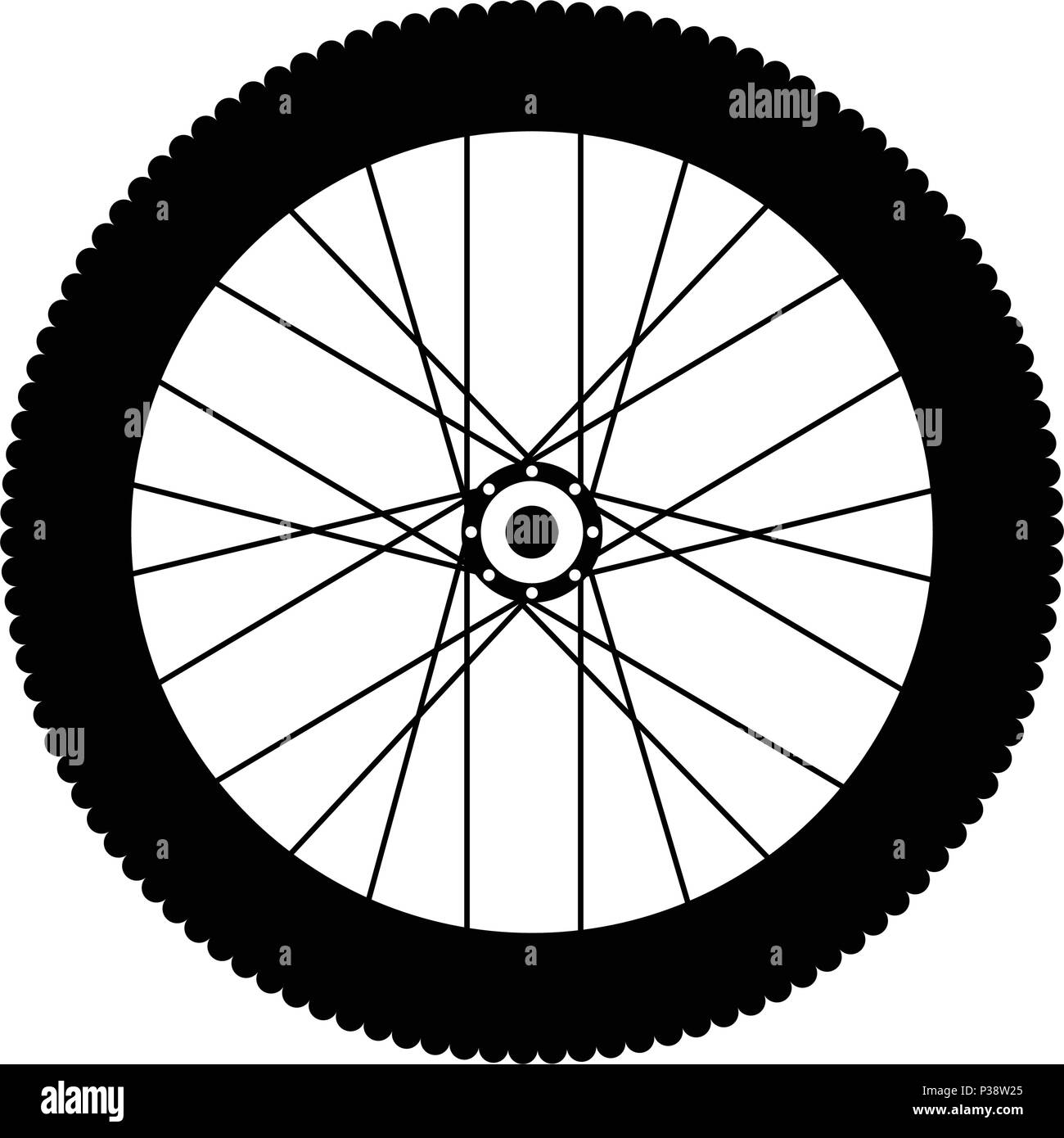 Wheel bicycle Stock Vector Images - Alamy