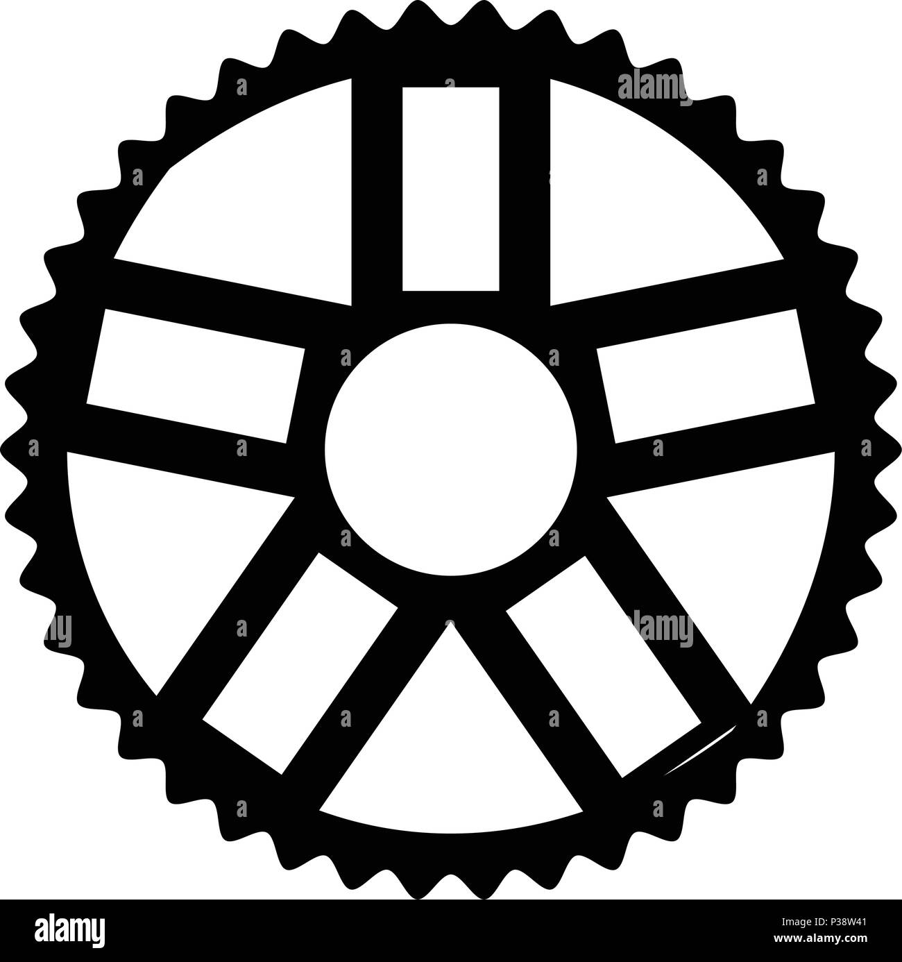 Bicycle gear icon Stock Vector Image & Art - Alamy