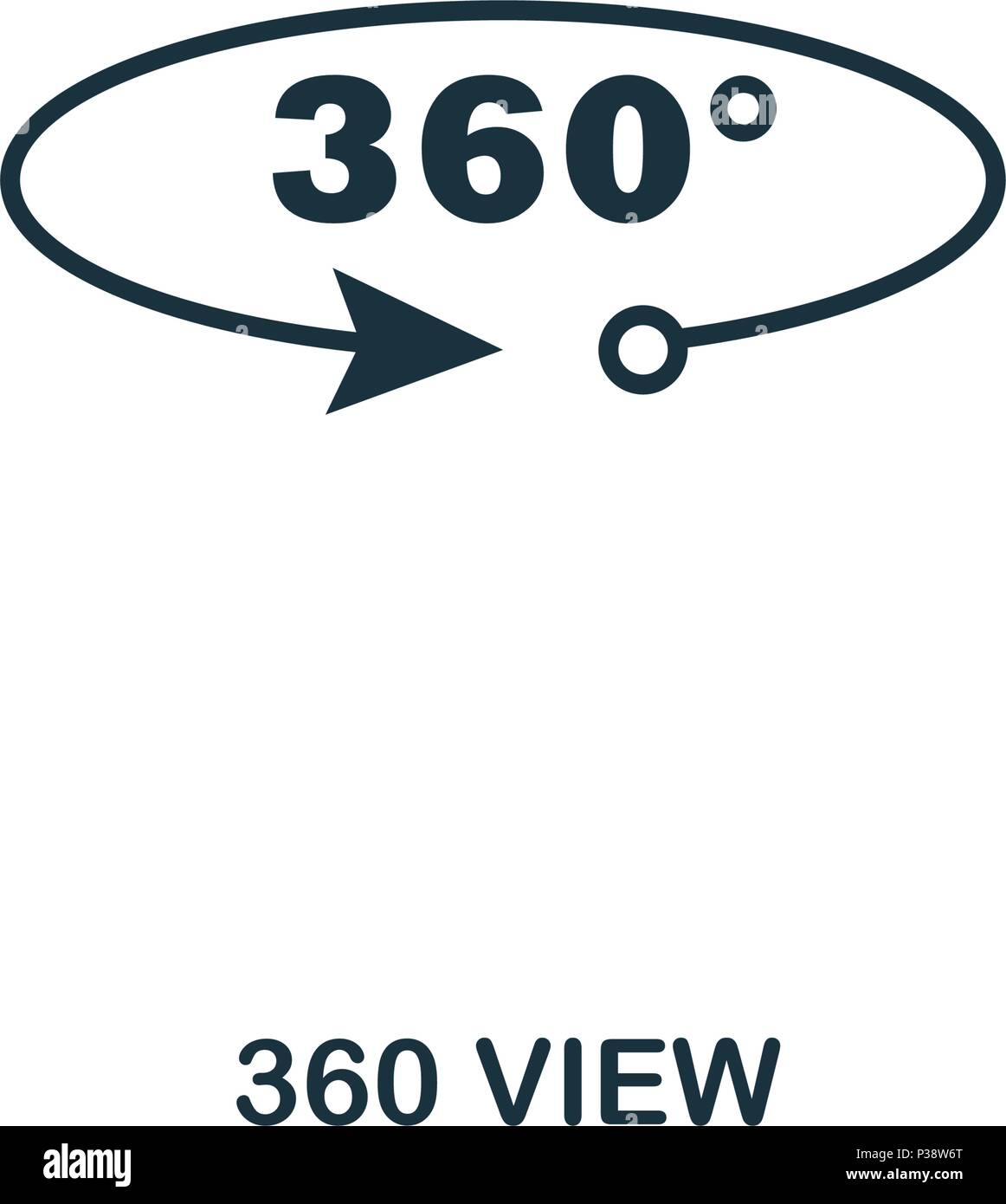 360 degrees icon hi-res stock photography and images - Alamy