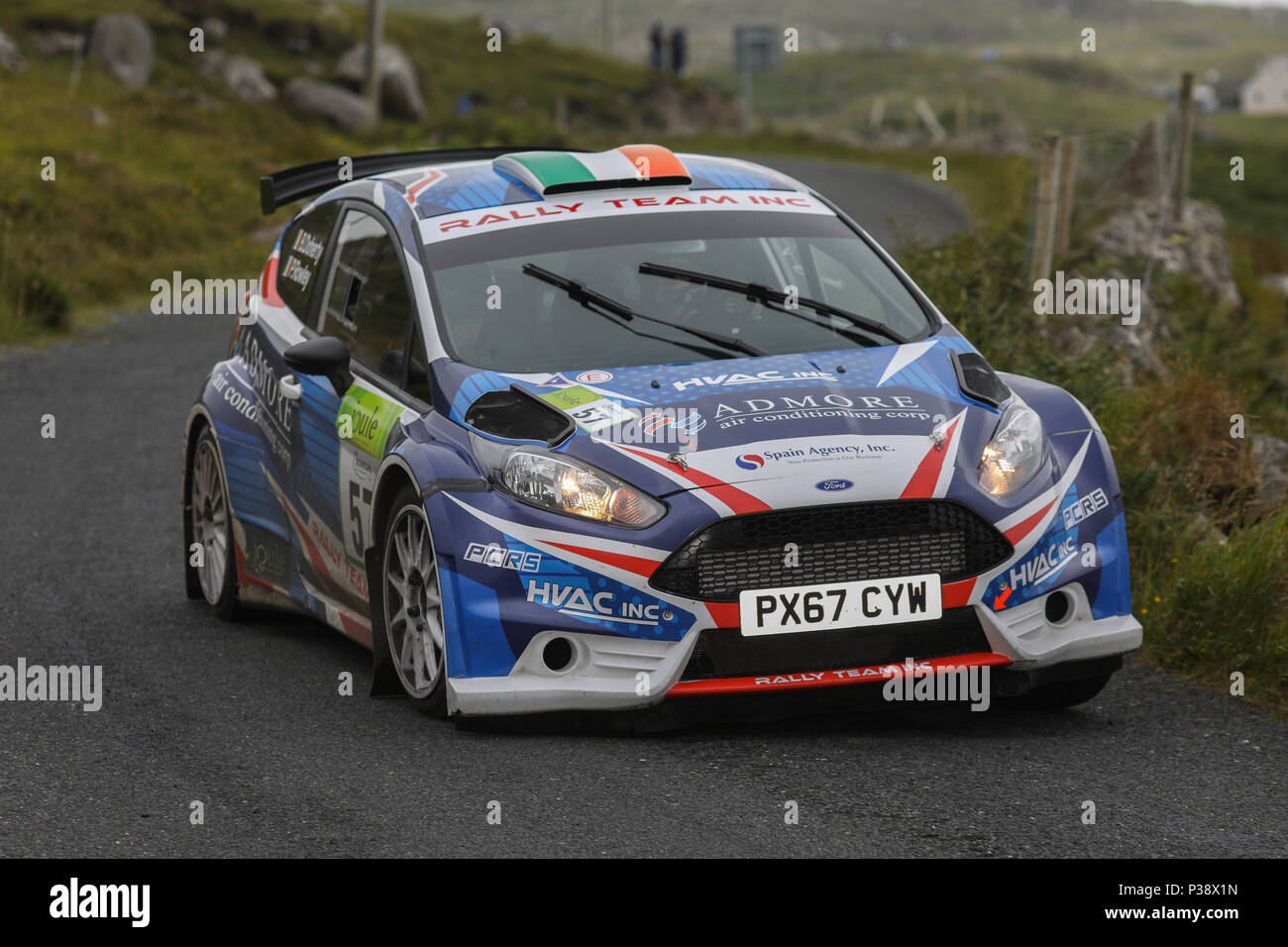 Letterkenny, Ireland. 17th June, 2018. Donegal International Rally, day ...