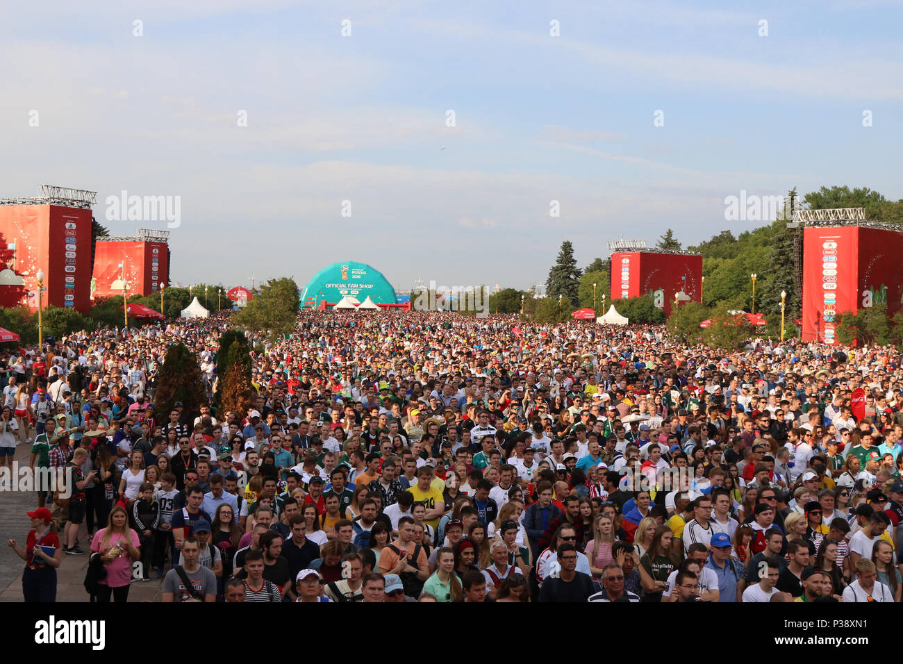 Luzhniki Stadium, Moscow, Russia. 17th June, 2018. FIFA World Cup ...