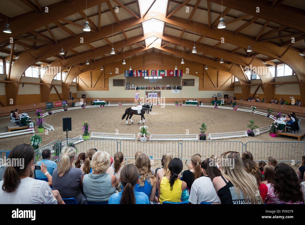 Pezinok, Slovakia. 18th Jun, 2018. Daniela Fritz from Austria in action ...