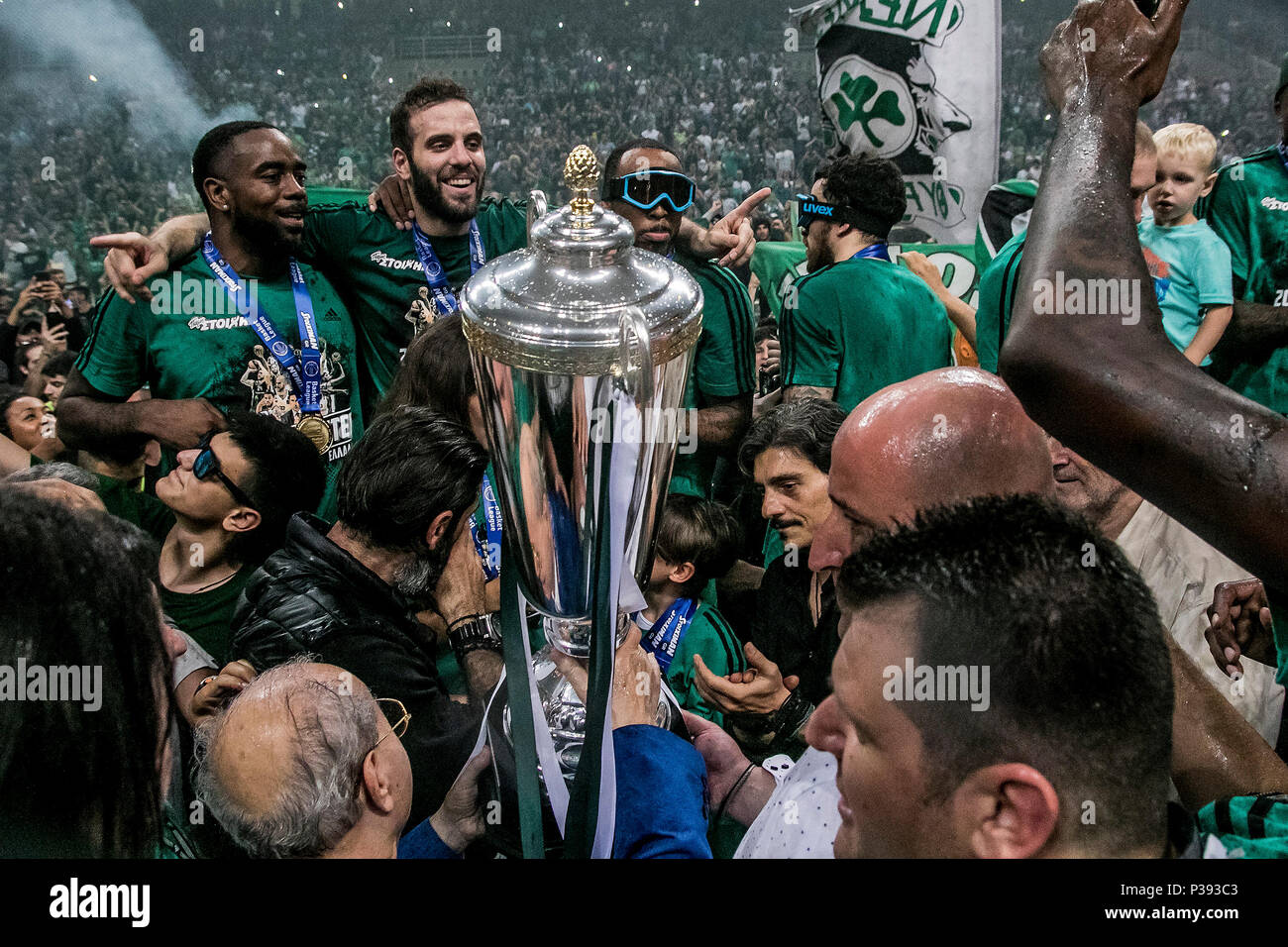 Panathinaikos olympiacos basketball hi-res stock photography and images ...