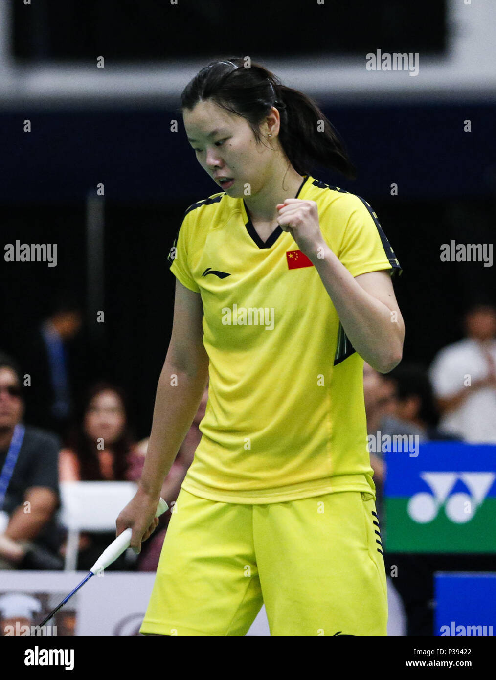 Los Angeles, California, USA. 17th June, 2018. Li Xuerui of China ...