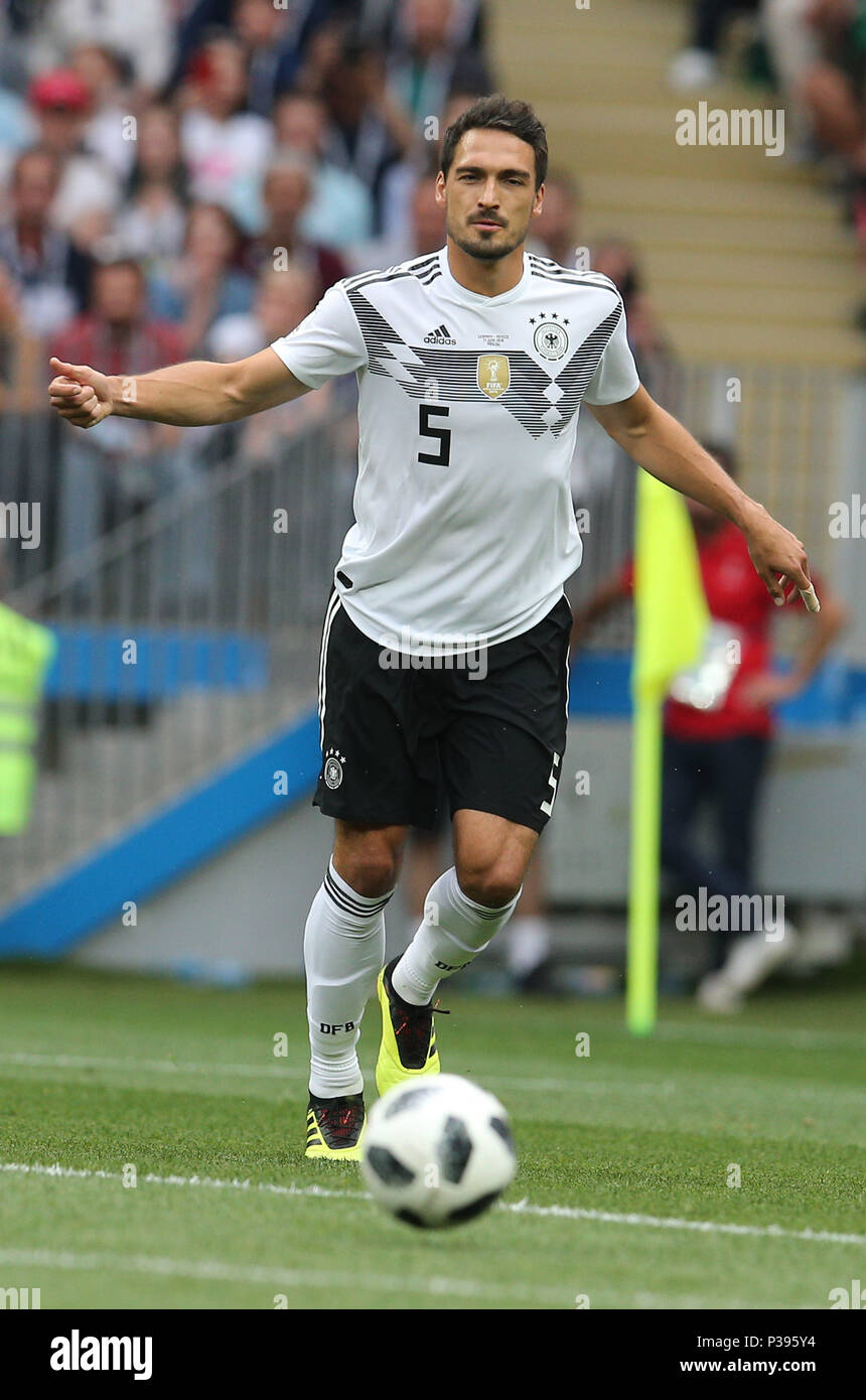 Moscow, Russia. 17th Jun, 2018. Hummels in action during the Fifa World ...