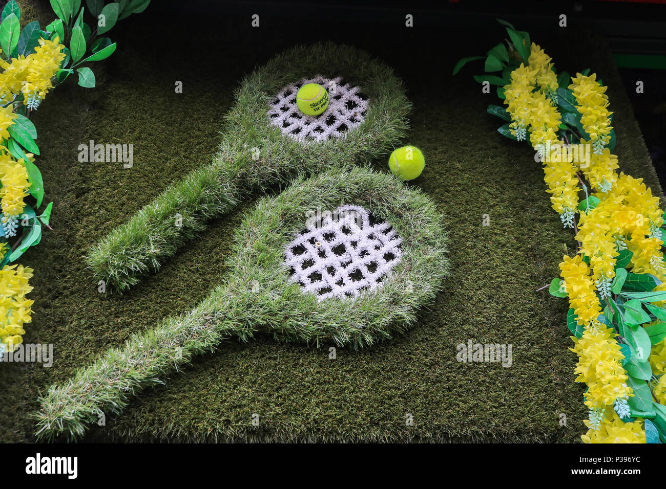 Wimbledon tennis shop display hi-res stock photography and images - Alamy