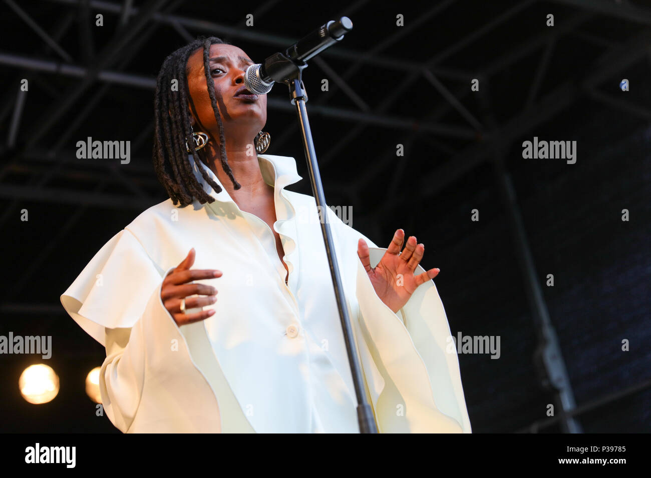 Oslo, Norway. June 17, 2018. The American singer and songwriter Kelela ...
