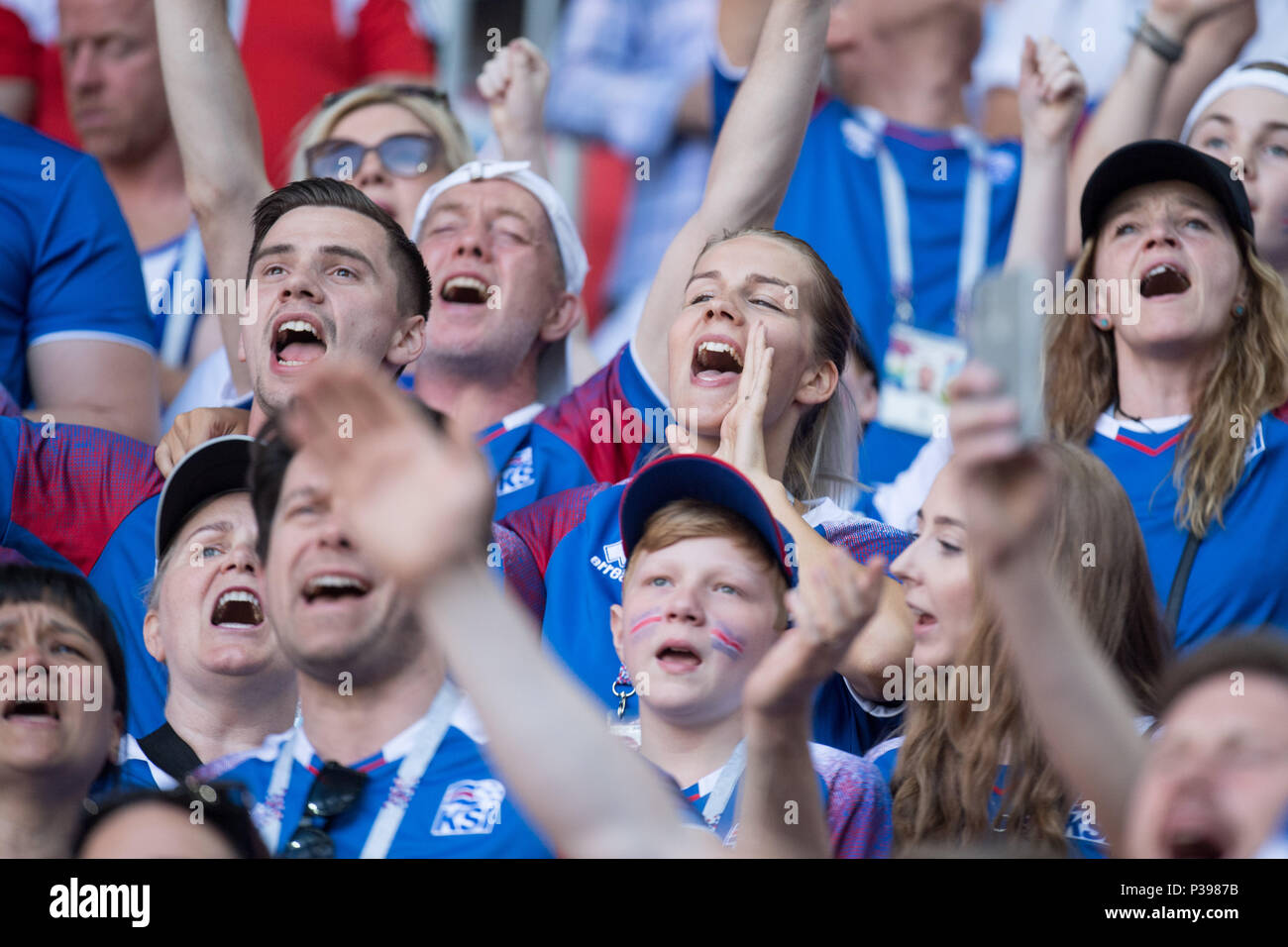 Icelandic football fans hi-res stock photography and images - Alamy