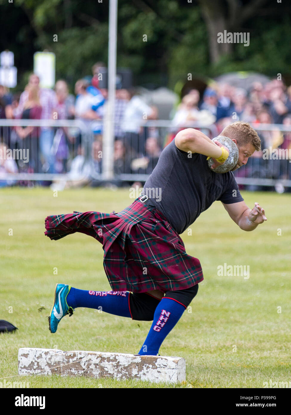 Stone throwing competition hi-res stock photography and images - Alamy