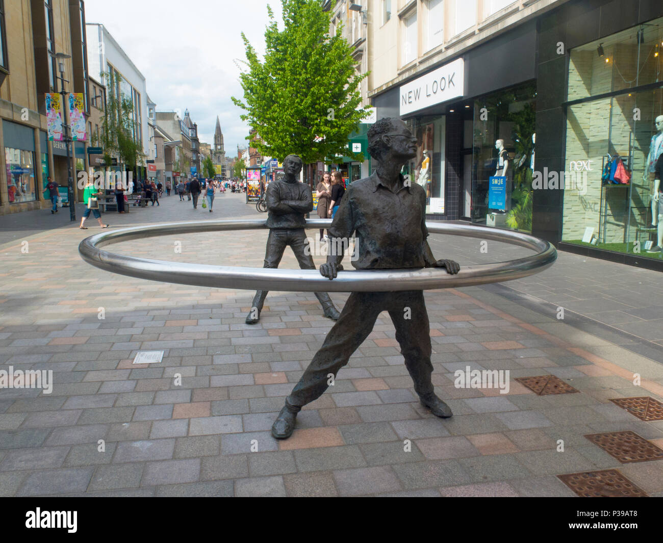 Street sculptures Perth Scotland Stock Photo - Alamy
