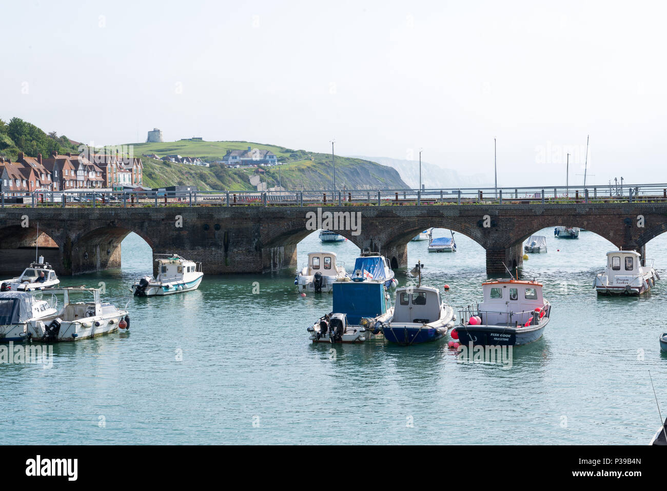 Folkestone harbour viaduct hi-res stock photography and images - Alamy