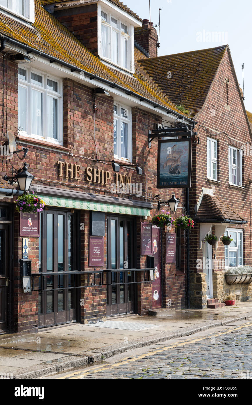 The Ship Inn, Folkestone harbour, Kent, England, UK Stock Photo - Alamy