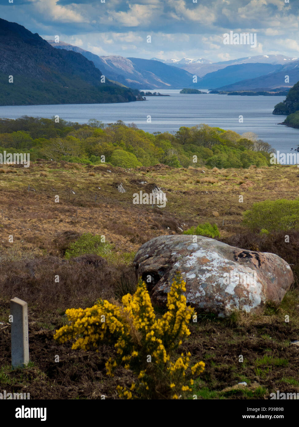 Kyle Rhea from above Kylerhea Stock Photo - Alamy