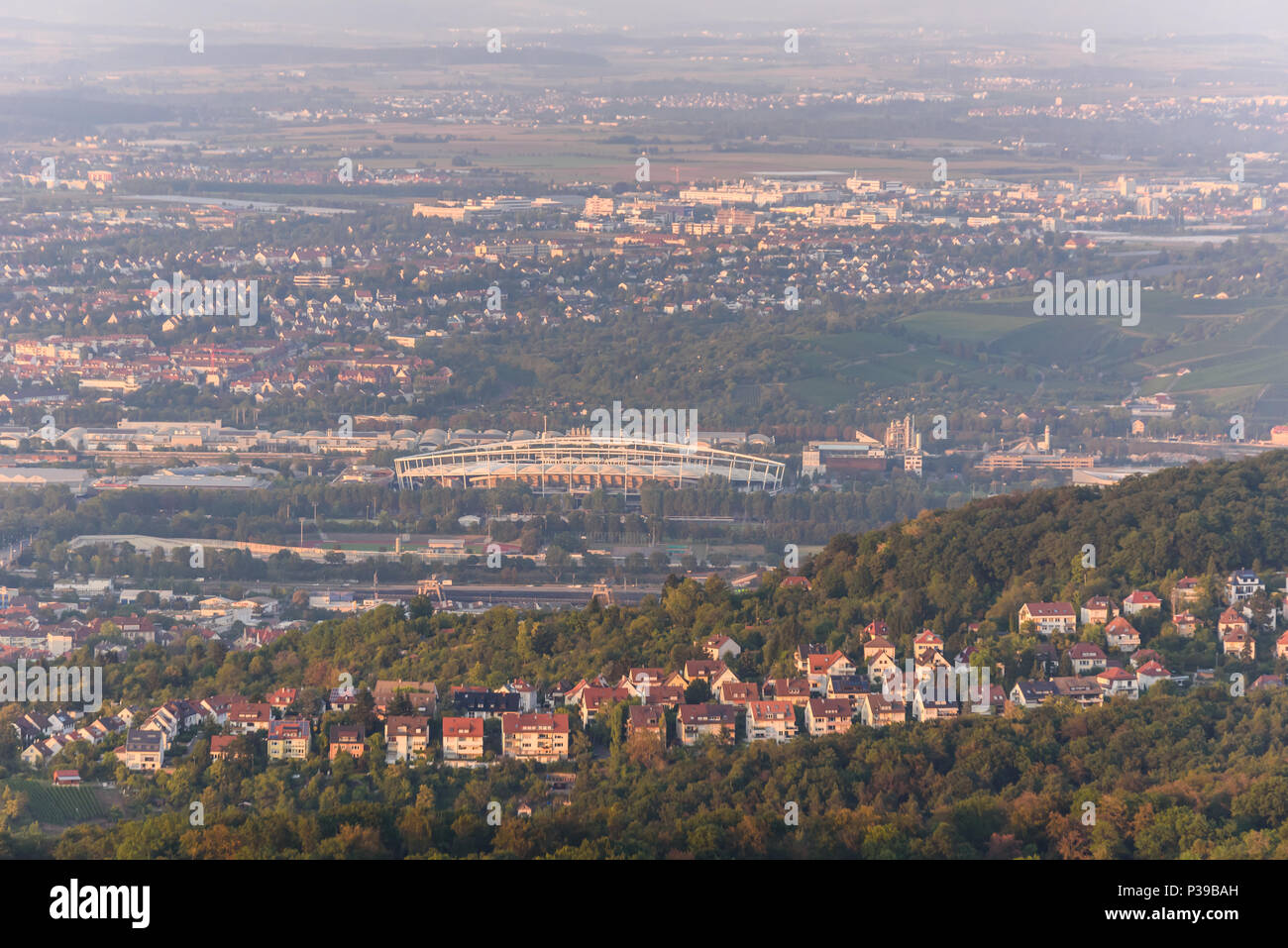 Panorama view green city stuttgart hi-res stock photography and images ...