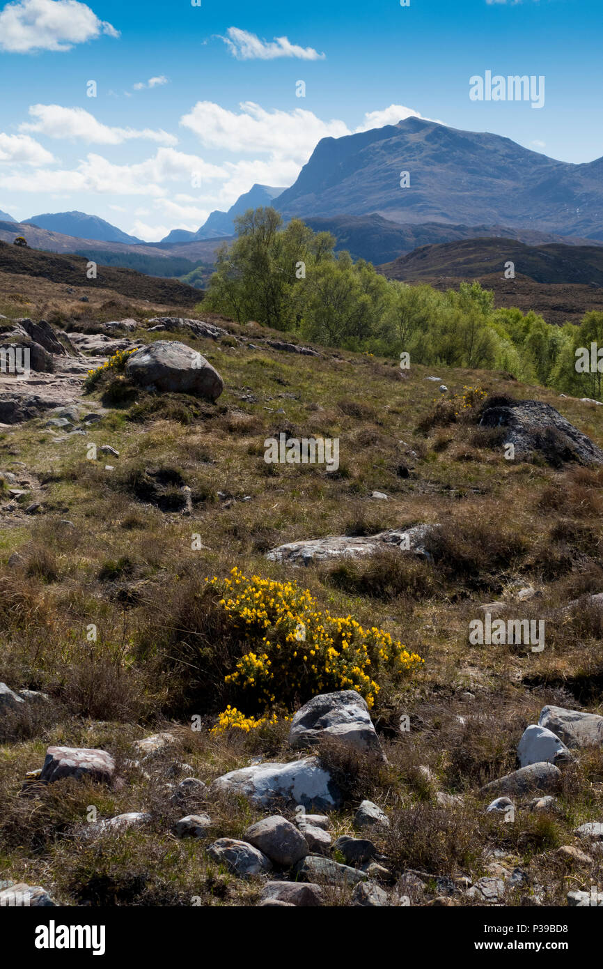 Circular footpath to loch kernsay scotland Stock Photo - Alamy